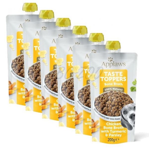 Applaws Dog Taste Toppers în sos de oase de pui 6 x 200 g | ABC-ZOO