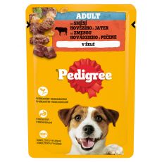 Pedigree Adult plic cu vită și ficat în aspic 100 g | ABC-ZOO