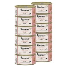 Conservă Applaws pentru pisici cu file de ton și somon în aspic 12 x 70 ...