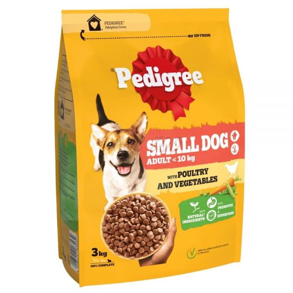 Pedigree Adult Small Dog cu pui și legume 2 kg | ABC-ZOO